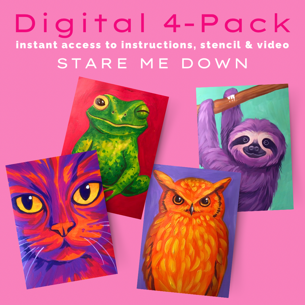 Stare Me Down - Digital 4-Pack Bundle – Party in a Paint Box