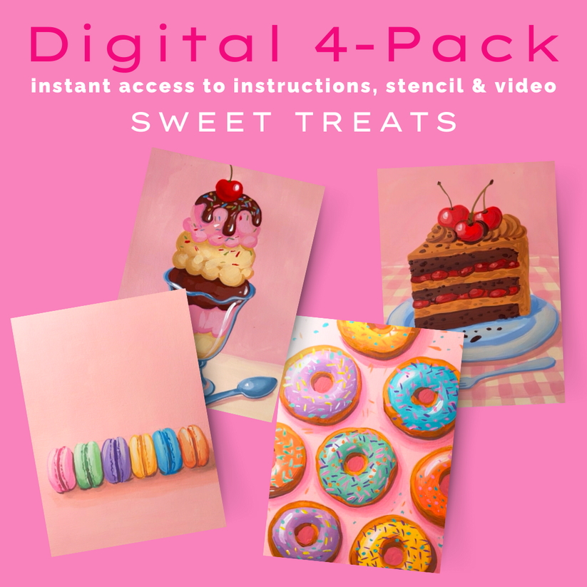 Sweet Treats - Digital 4-Pack Bundle – Party in a Paint Box